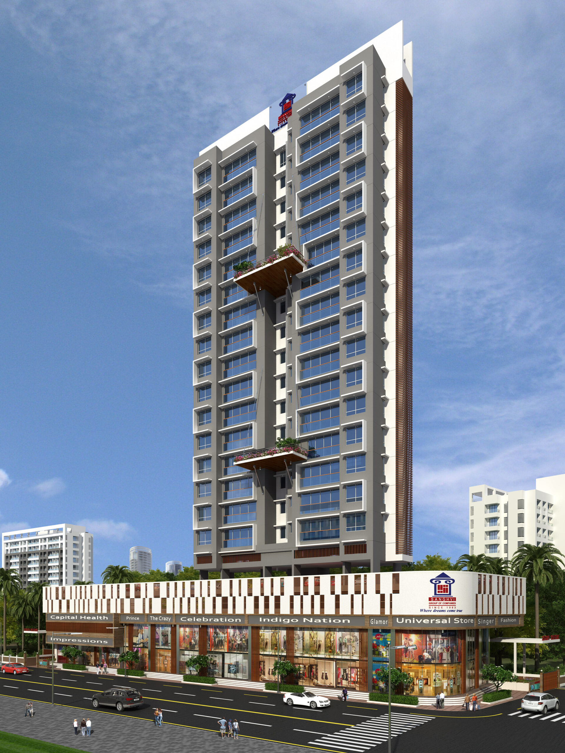 Sanghvi Solitaire – A + Architects